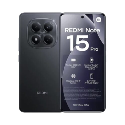 Xiaomi Redmi Note 15 Pro 4G 256GB (8GB Ram) Dual-Sim Midnight Black EU ...